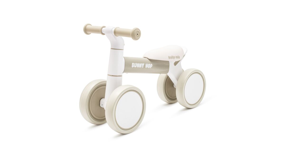Bicicletă de echilibru pentru copii Baby Mix Bunny Hop Ultralight gri ...