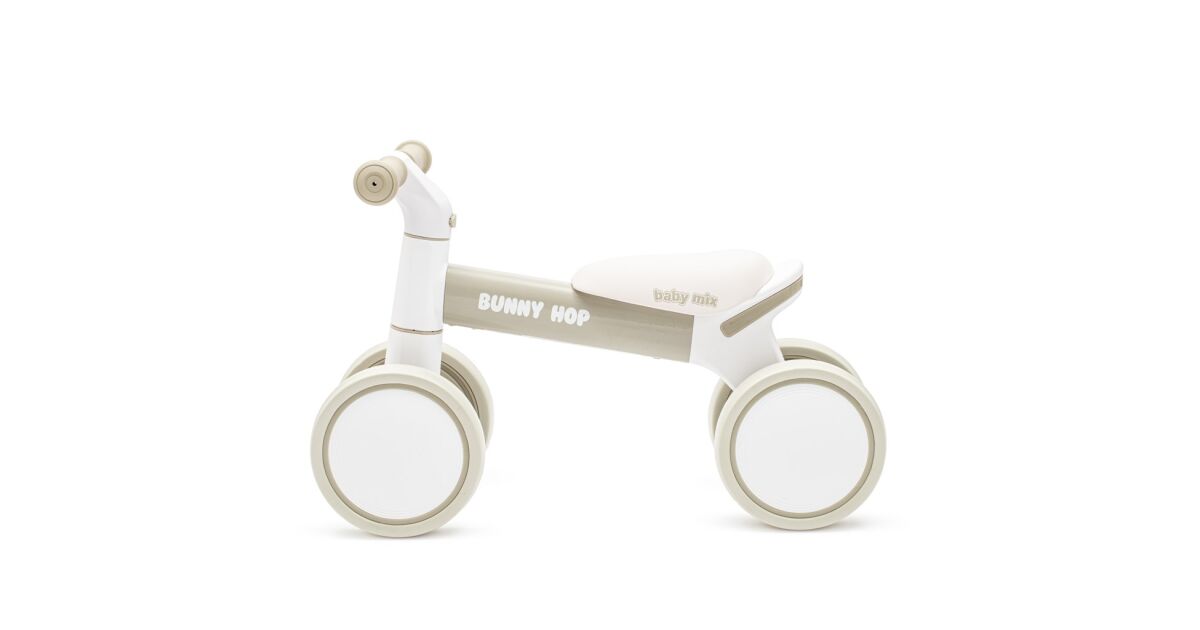 Bicicletă de echilibru pentru copii Baby Mix Bunny Hop Ultralight gri ...