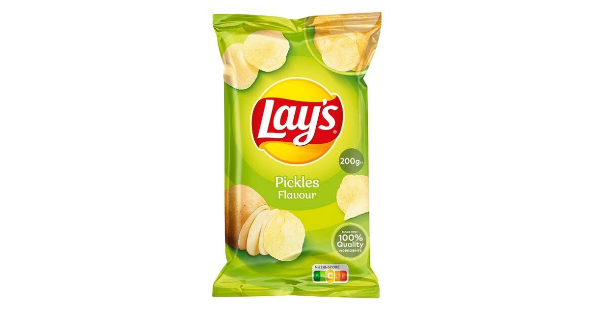 Lays Pickles egyedi savanyúság ízesítésű burgonyachips 200g ...