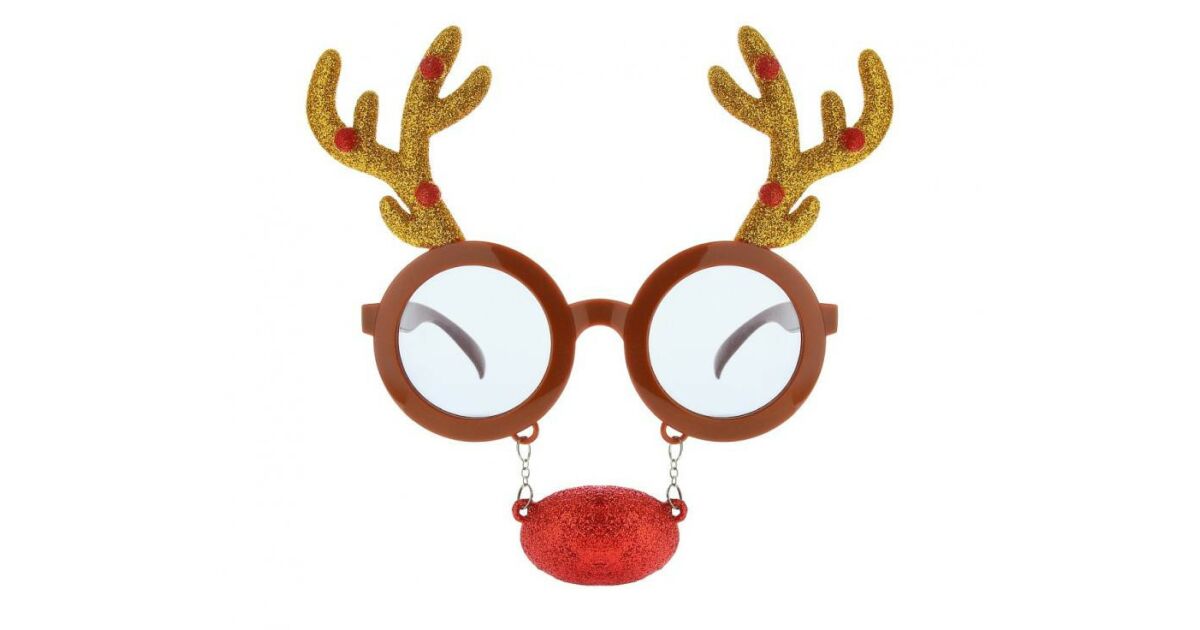 Szarvas Reindeer szemüveg piros orral | Pepita.hu