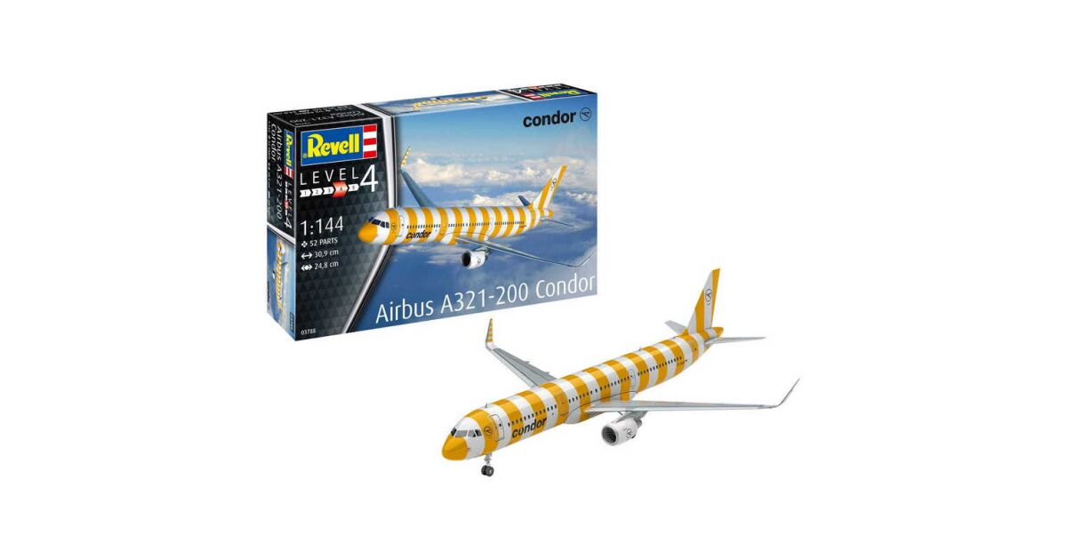 Revell Airbus A321-200 Condor 1:144 makett repülő (03788) | Pepita.hu