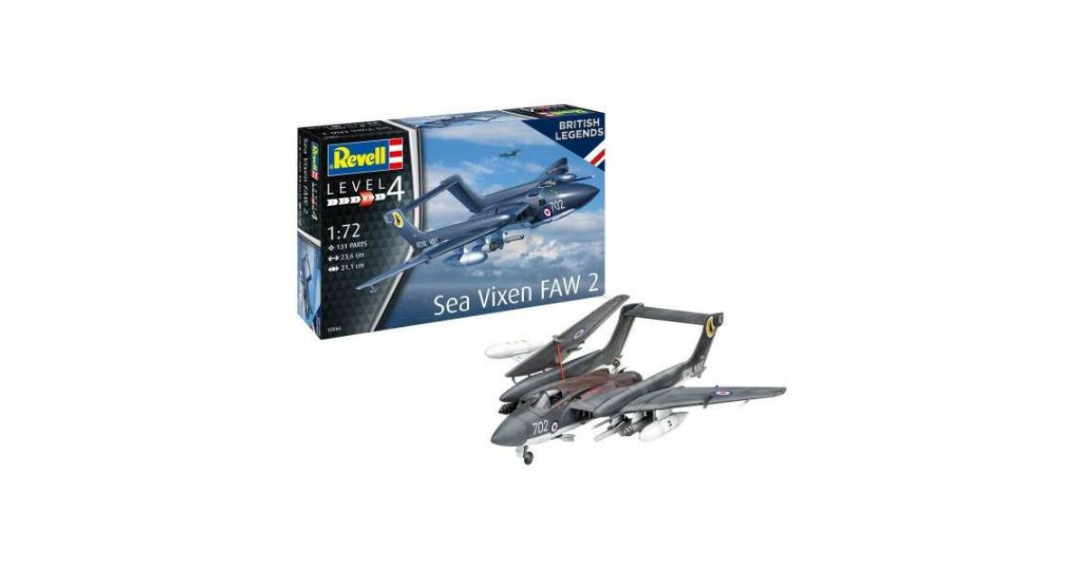 Revell Sea Vixen FAW 2 70th Anniversary 1:72 makett repülő (03866 ...