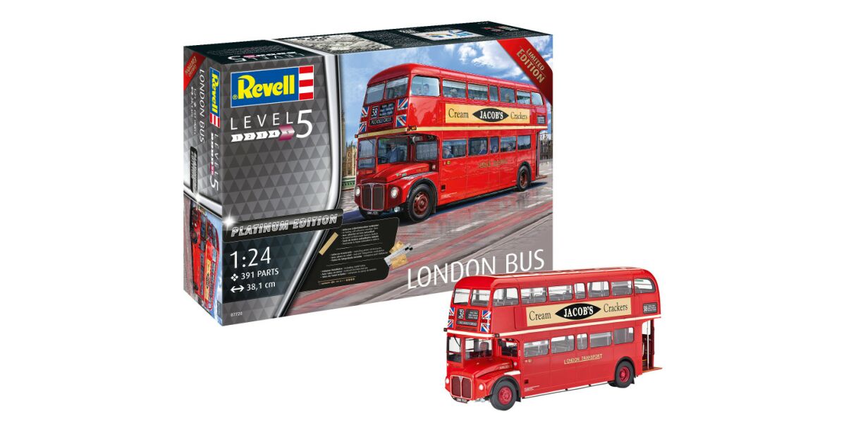 Revell London Bus Platinum Edition 1:24 makett busz (07720) | Pepita.hu