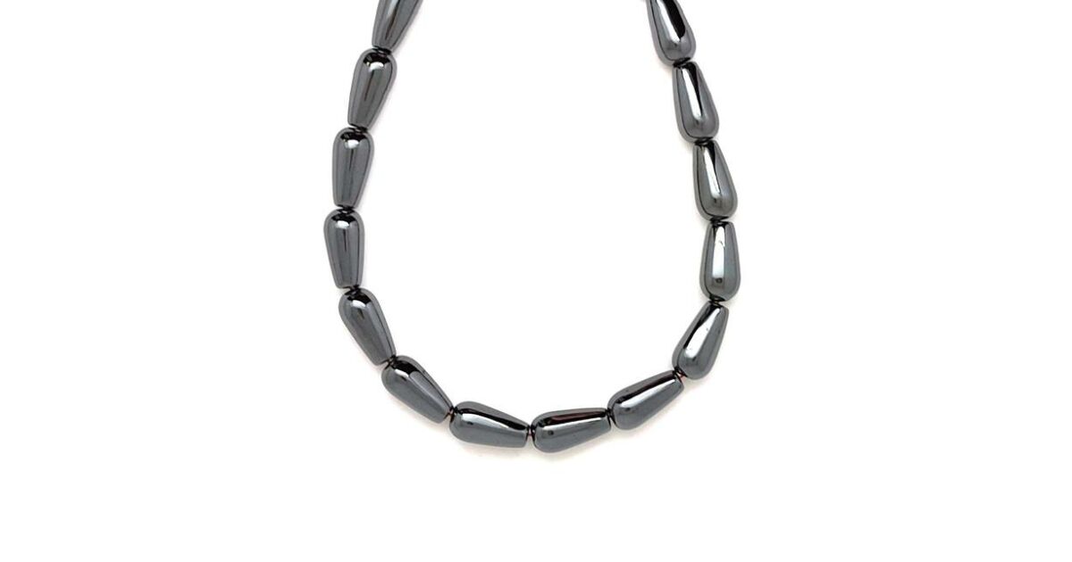 Hematit csepp 6x12mm | Pepita.hu