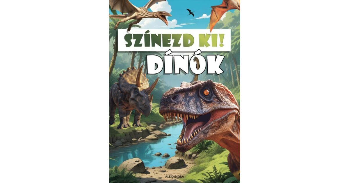 Színezd ki! - Dínók | Pepita.hu