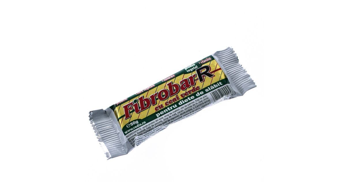 Baton Fibrobar -R cu ceai verde 50 g Redis | Pepita.com