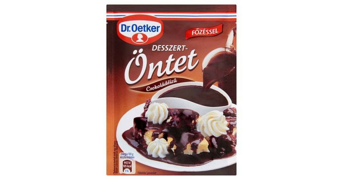 DR.OETKER DESSZERT ÖNTET CSOKOLÁDÉ 36G | Pepita.hu