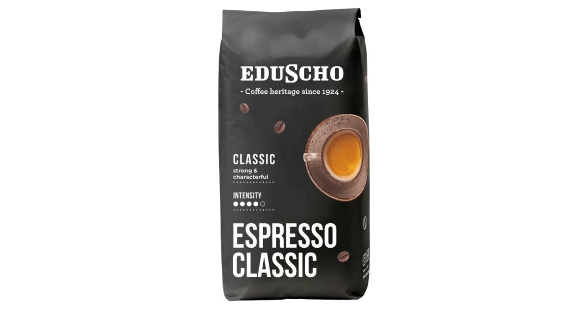 EDUSCHO ESPRESSO CLASSIC KÁVÉ SZEMES 1KG | Pepita.hu