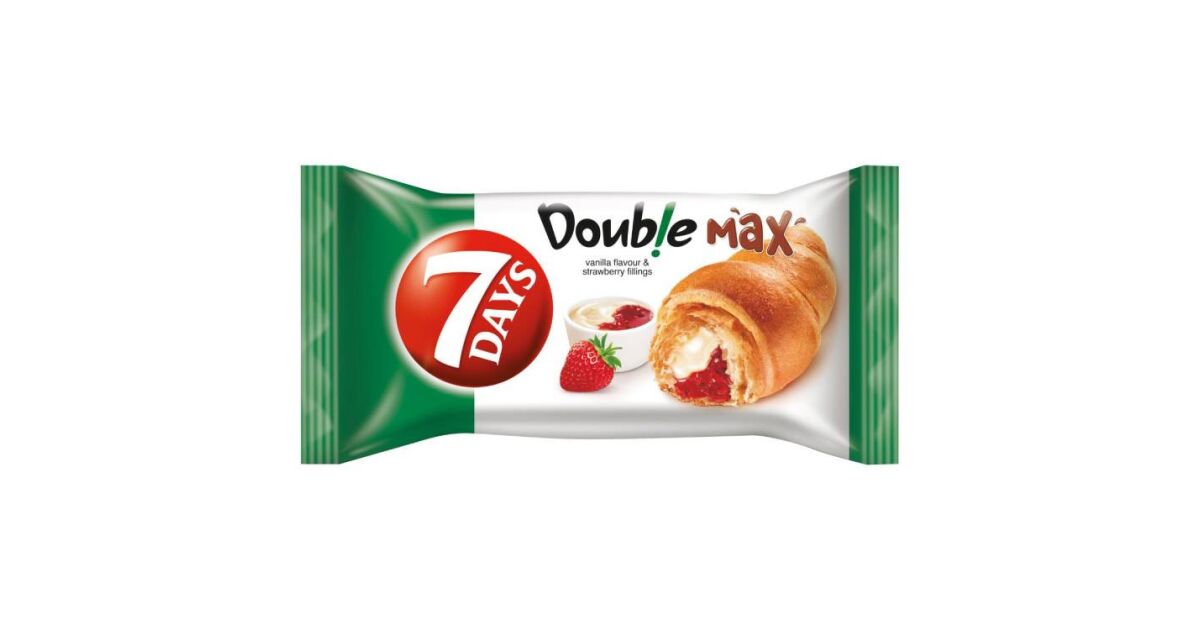 7DAYS DOUBLE MAX CROISSANT VANÍLIÁS EPRES 80G | Pepita.hu
