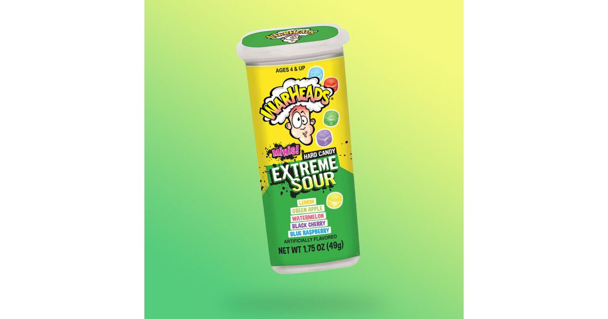 Warheads Extreme Sour Mini Hard Candy extrém savanyú keménycukorkák 49g ...