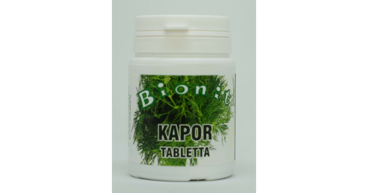 Bionit kapor tabletta 150 db | Pepita.hu