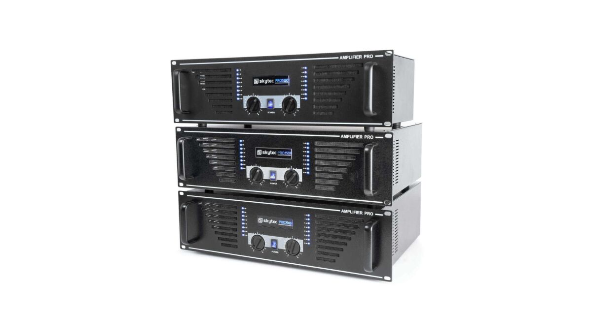 Skytec PRO-1500 végfok erősítő 2x750W | Pepita.hu