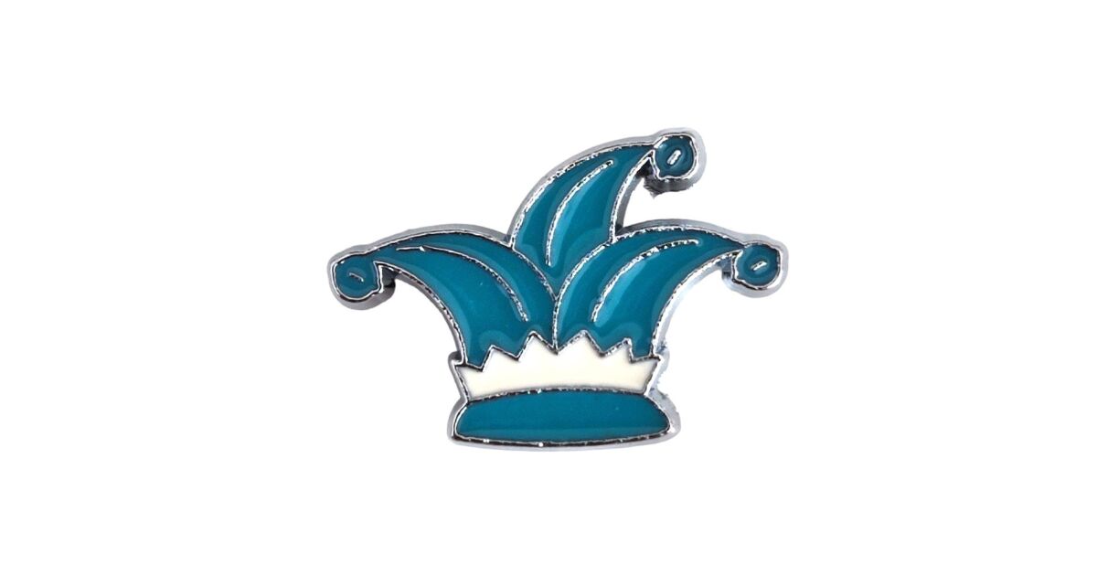 Udvari bolond sapka Charm, névre szóló karkötőhöz- Kék | Pepita.hu