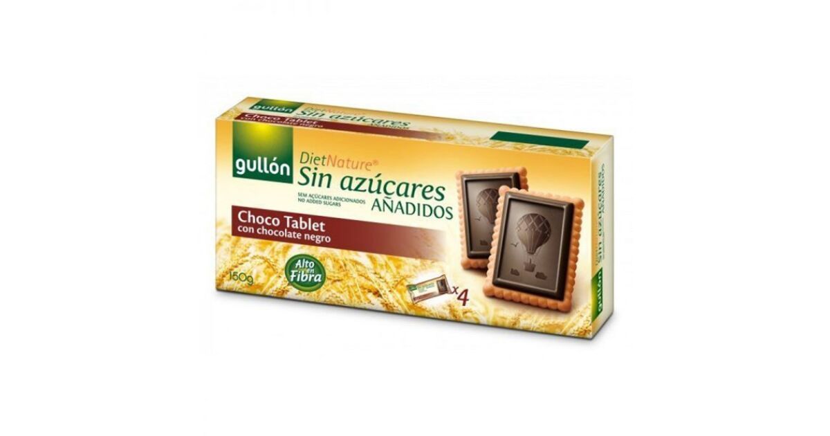 GULLON CHOKO TABLET KEKSZ ZUCKERFREI 150G | Pepita.com