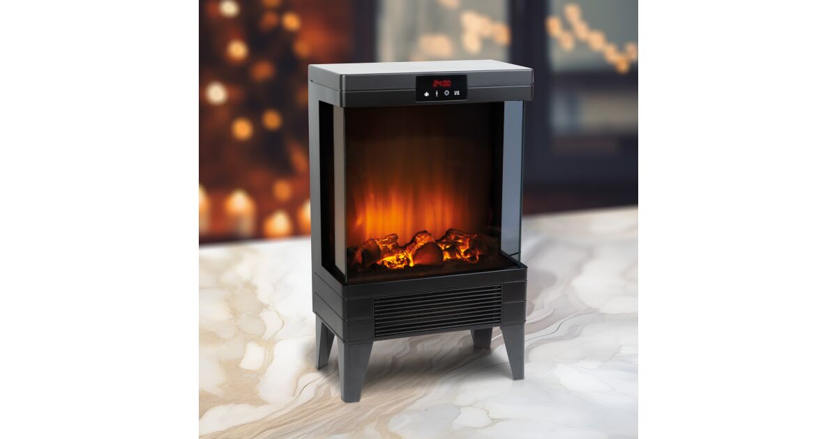 Bewello Elektromos kandalló 3D látványkandalló fűtés funkcióval - 180 ...