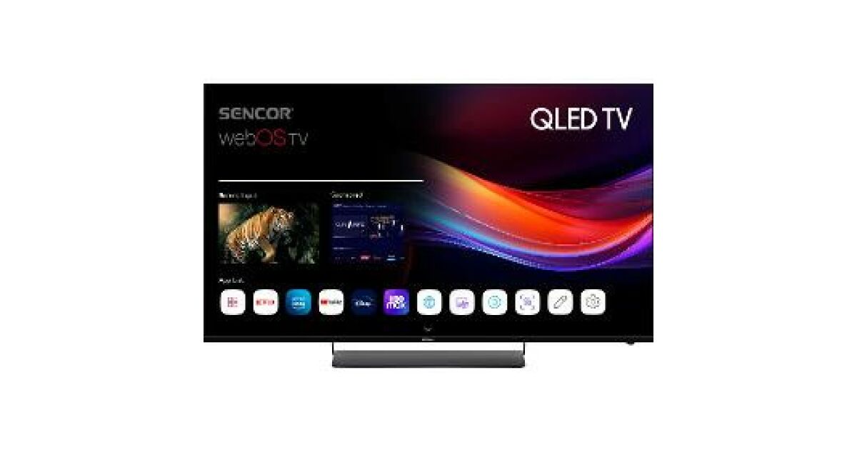 Televizor Sencor SLE 65Q870TCSB QLED 65 4K Ultra HD webOS | Pepita.com