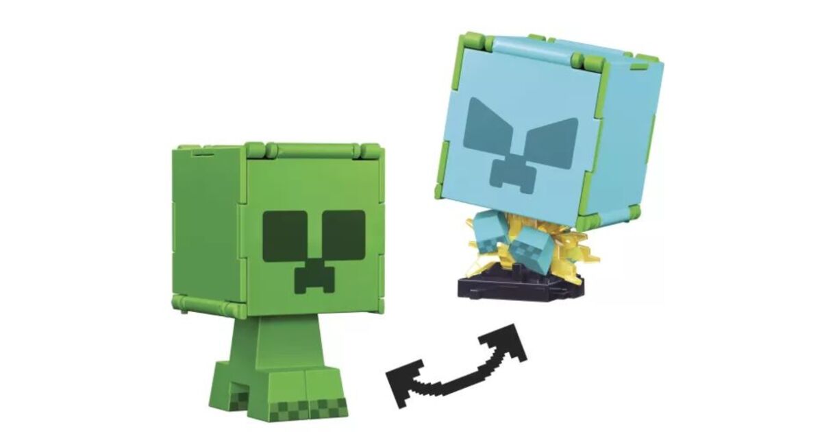Minecraft: Flippin Figs Convertible Figura - Creeper and electric ...
