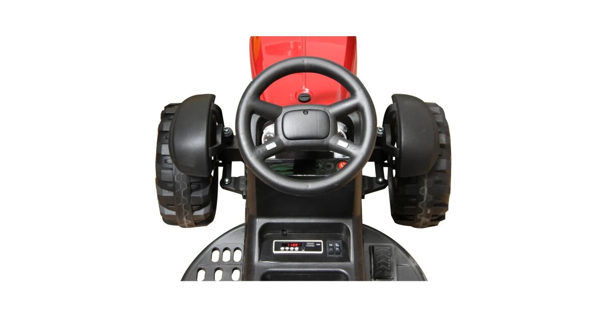 Jamara Ride-on Gyerek Elektromos Traktor Pótkocsival - Piros | Pepita.hu