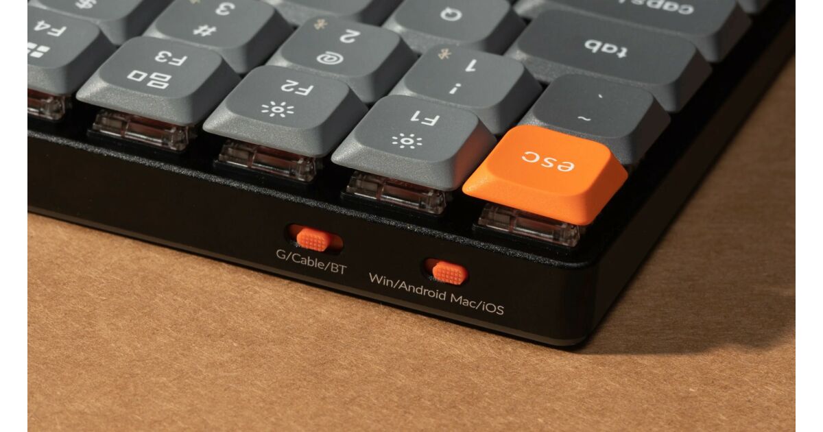 Keychron K3 Max Red Switch Wireless USB-C Mechanikus RGB Billentyűzet ...