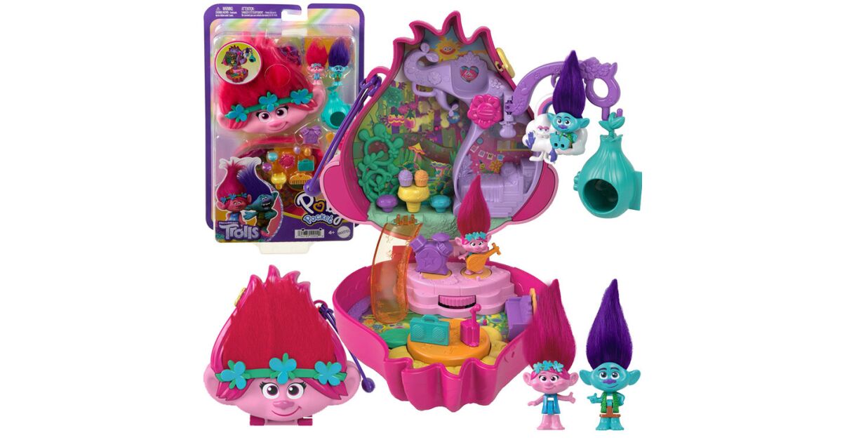 Polly Pocket Trollok Trollok Zárható Ház Poppy HKV39 ZA5528 | Pepita.hu
