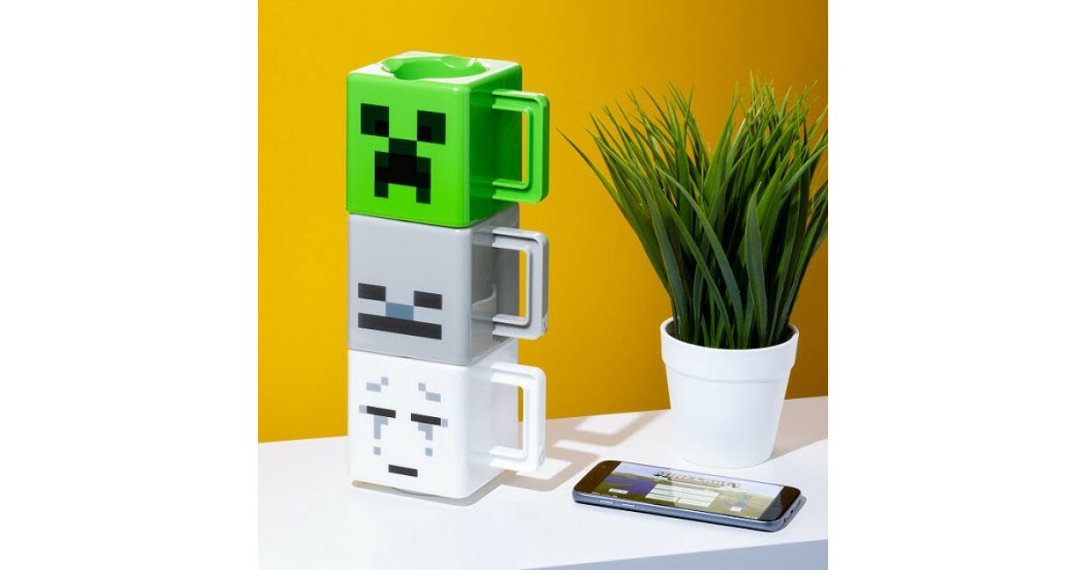 Minecraft bögre szett (3db) | Pepita.hu
