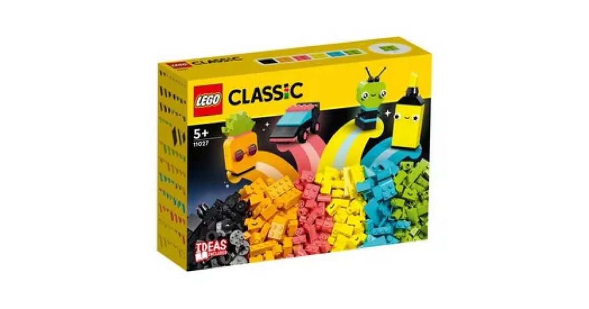 LEGO Classic 11027 Kreatív neon kockák | Pepita.hu