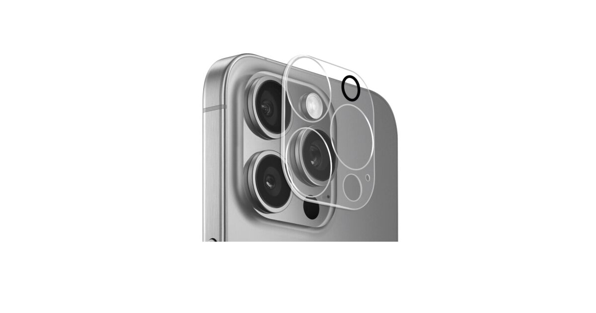 Puro Camera kamera lencse védő edzett üveg iPhone 16 Pro / iPhone 16 ...