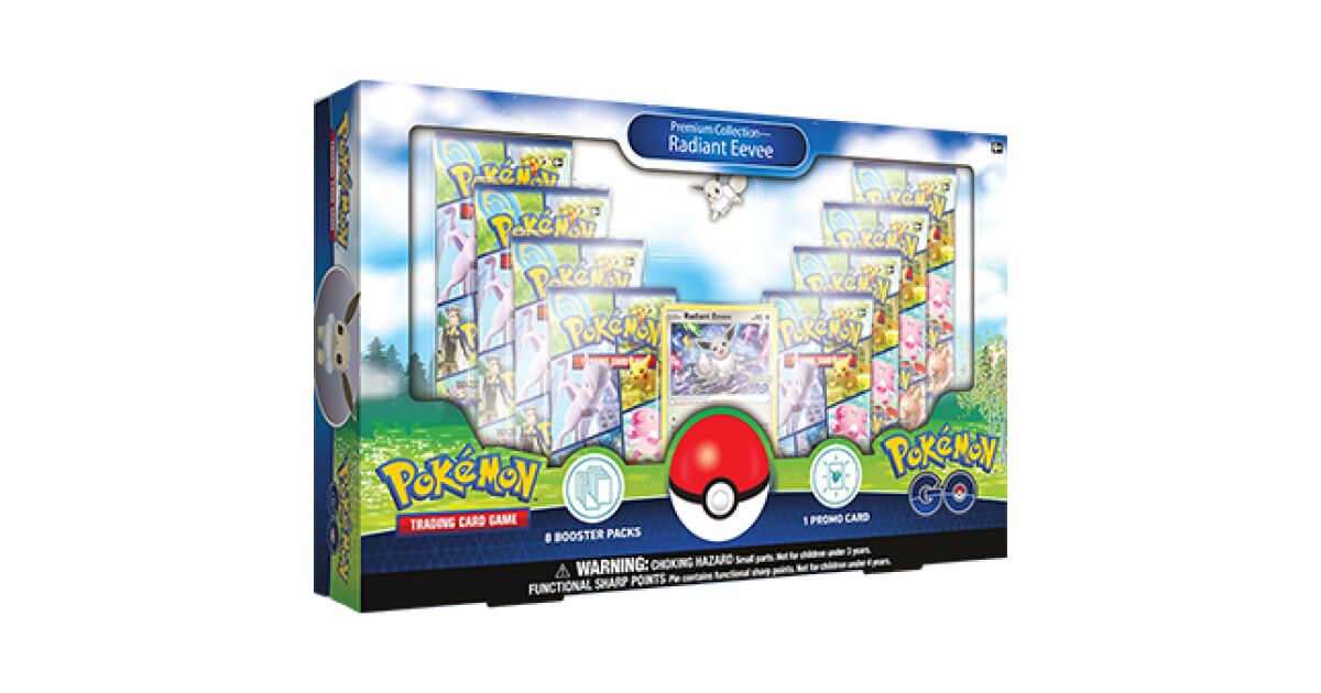 Nintendo Pokémon TCG: Pokémon GO - Radiant Eevee Premium Collection ...