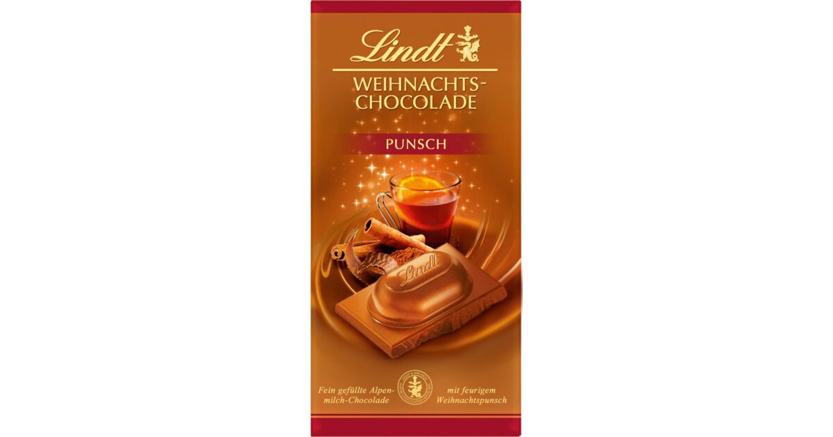 Lindt tejcsoki rum-puncs ízű tölt. 100g | Pepita.hu