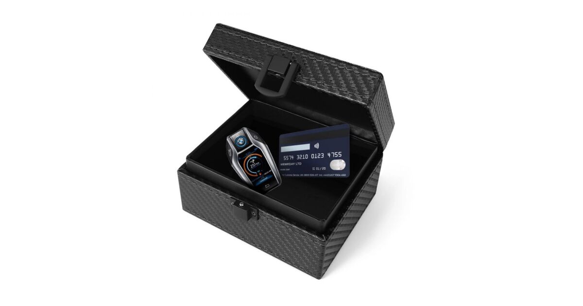 Tech-Protect V3 RFID Car Key Box - Fekete Carbon | Pepita.hu