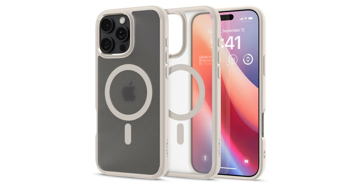 Spigen Ultra Hybrid Mag Tok with MagSafe for iPhone 16 Pro - titanium ...