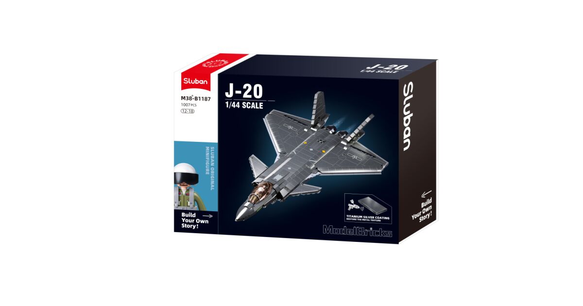 Sluban Model Bricks Army - J-20 szuperszonikus vadászbombázó repülőgép ...