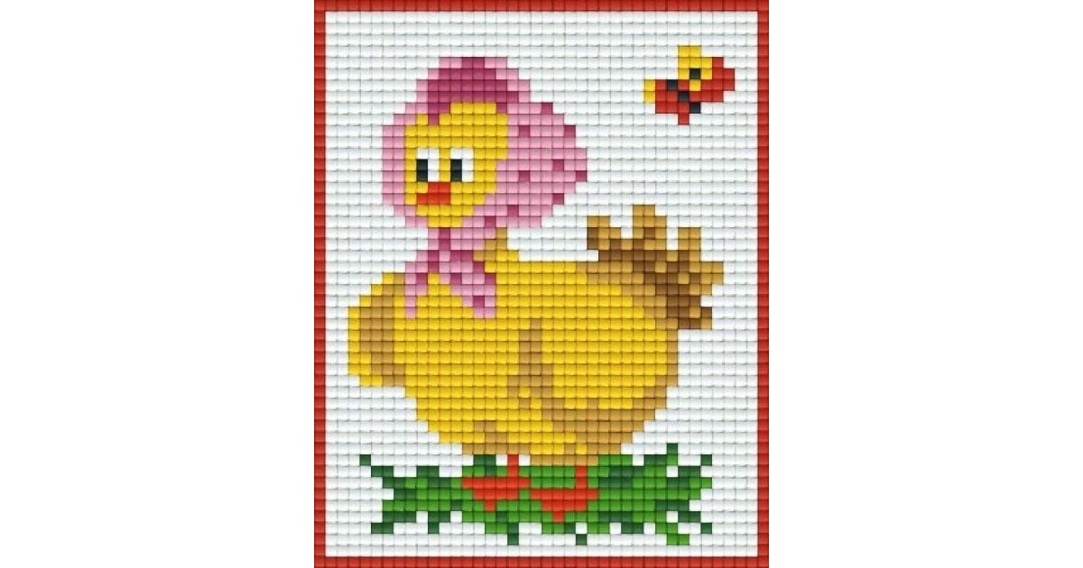 Pixelhobby 801091 Tyúk szett (10,1x12,7cm) | Pepita.hu