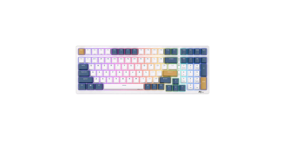Mechanical keyboard Royal Kludge RK98 RGB, Red switch (blue) (RK98 blu ...