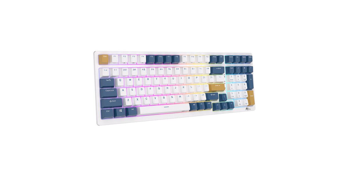 Mechanical keyboard Royal Kludge RK98 RGB, Red switch (blue) (RK98 blu ...