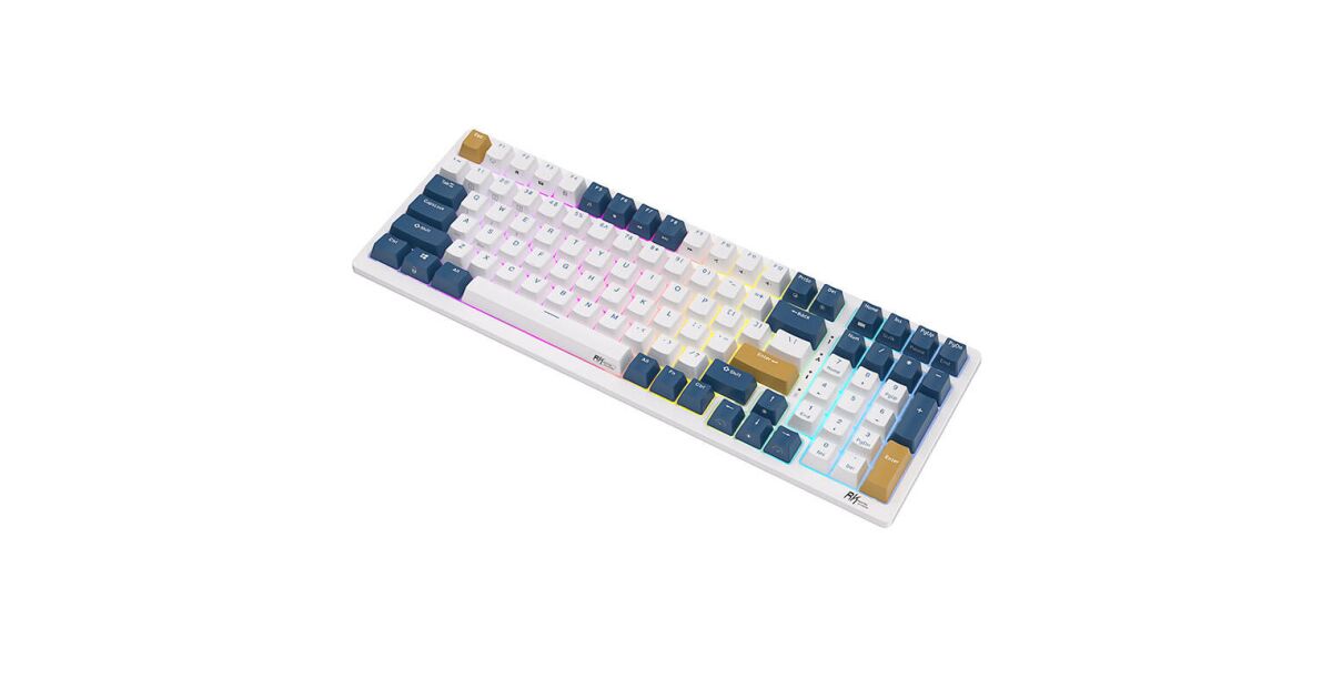 Mechanical keyboard Royal Kludge RK98 RGB, Red switch (blue) (RK98 blu ...