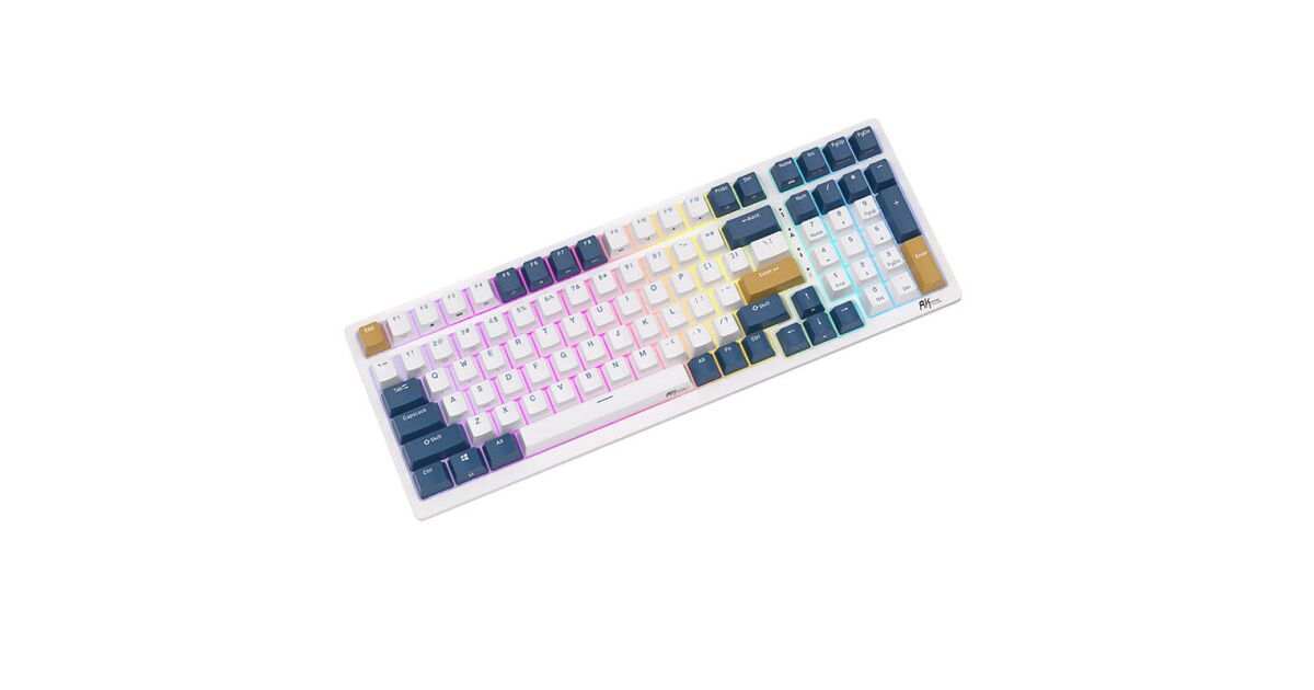 Mechanical keyboard Royal Kludge RK98 RGB, Red switch (blue) (RK98 blu ...
