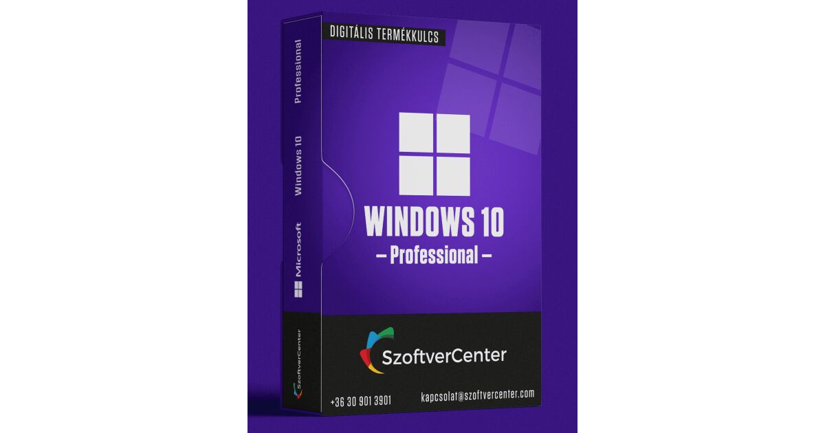 Windows 10 Professional [Retail] | Win 10 Pro [Microsoft] [Digitális ...