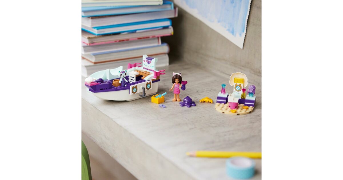 LEGO(r) Gabby's Dollhouse - Barca cu spa a lui Gabby si a Pisirenei ...