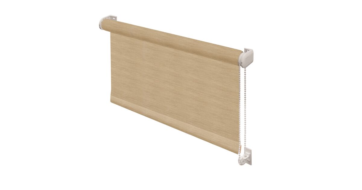 Gardinia Light Rollo 118 Natur-Effekt Beige 100 x 170 | Pepita.com