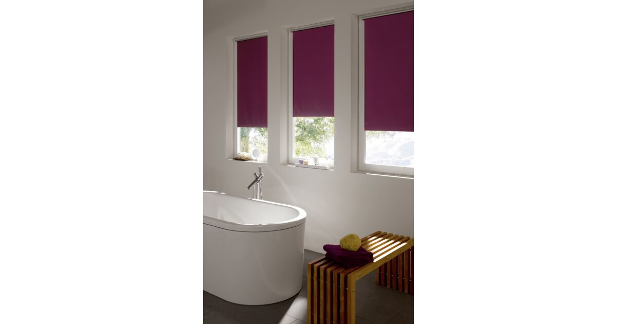Gardinia Light Rollo 904 Thermo Plum 80 x 210 | Pepita.com