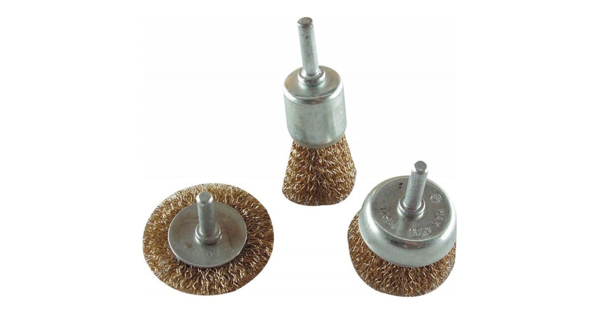 EXTOL CRAFT set perii sârmă pentru șlefuit; tija de 6 mm, compatibil cu ...