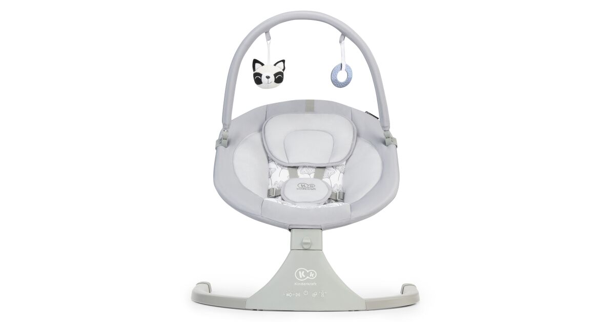 Elektrická kolíska 2v1 pre bábätká, šedá | Pepita.com