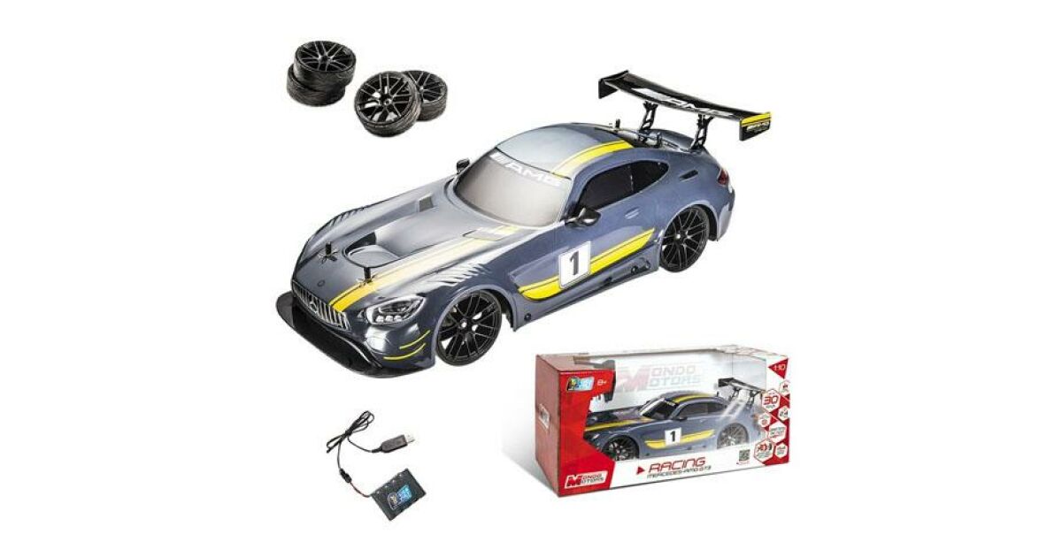 RC Mercedes AMG GT3 4WD drifting távirányítós autó 1/10 - Mondo Motors ...