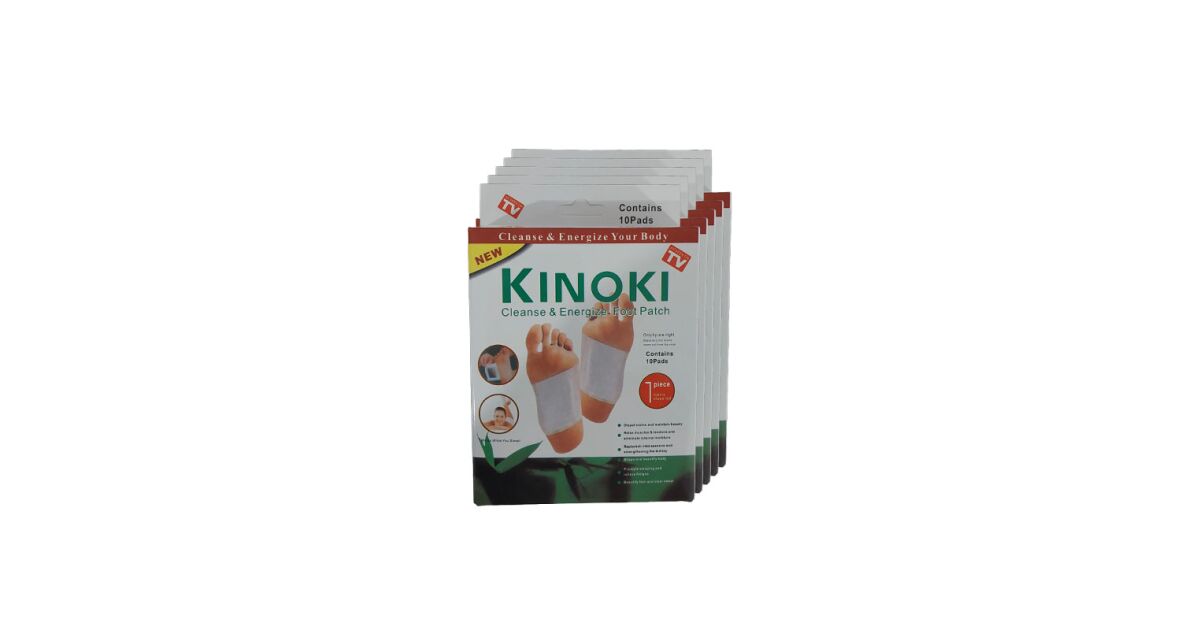 Set 50 plasturi kinoki pentru detoxifiere si drenaj limfatic | Pepita.com