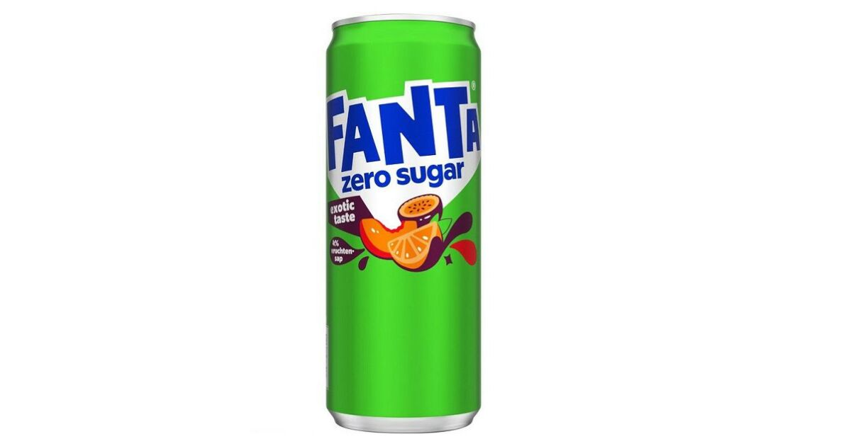 Fanta Zero Sugar Exotic cukormentes üdítő 330ml Szavatossági idő: 2025 ...