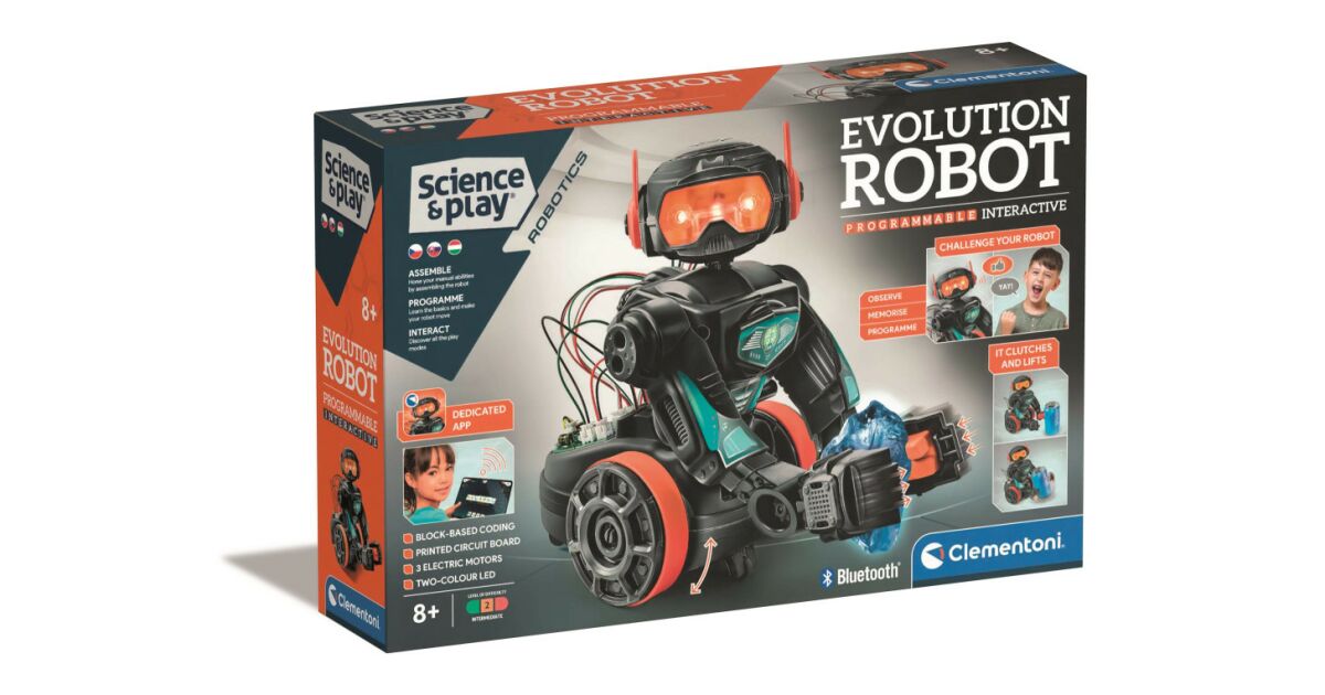 Clementoni - Evolution robot - programozható robotkészítő készlet ...