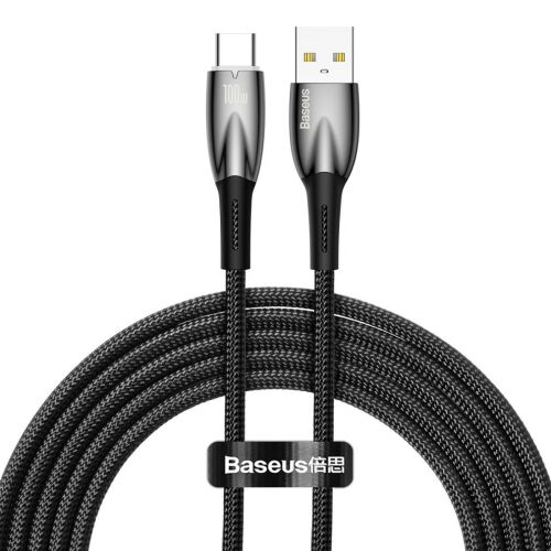 Baseus Glimmer Series Fast Charging Cable USB-A - USB-C 100W 480Mbps 2m ...