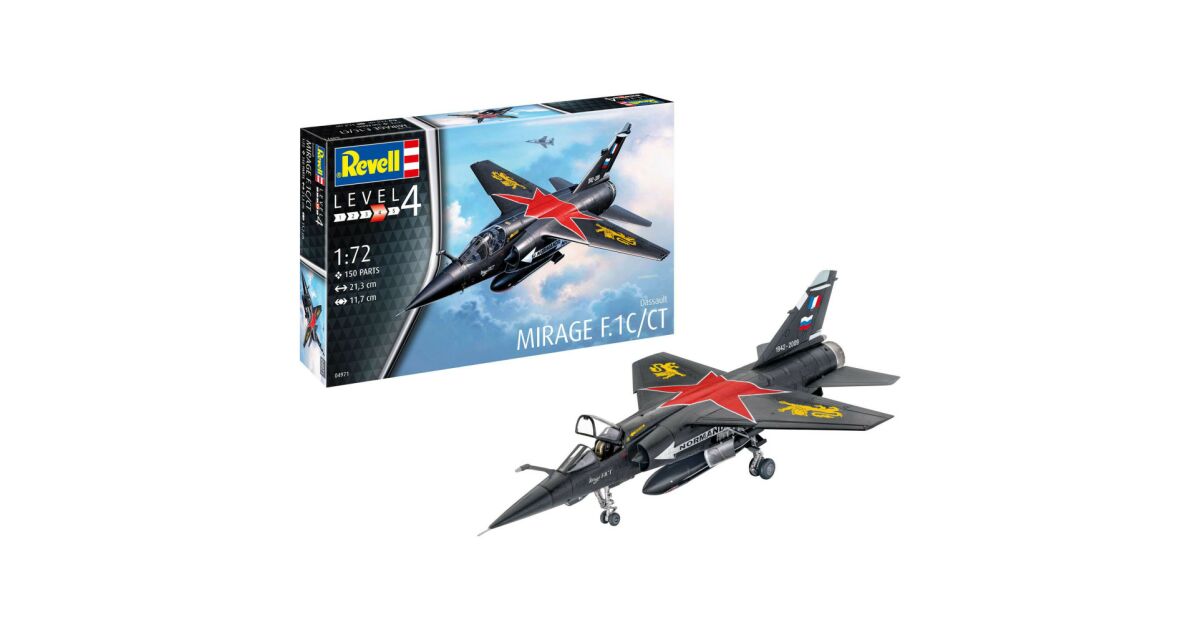 Revell Dassault Mirage F-1C/CT 1:72 makett repülő (04971) | Pepita.hu