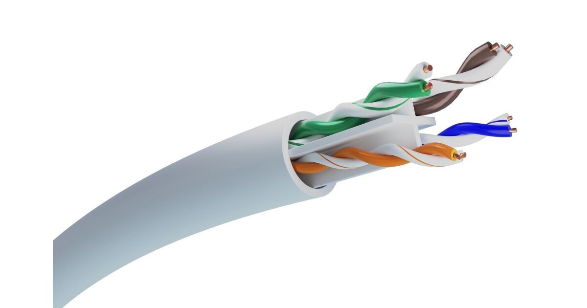 Extralink CAT6 UTP (U/UTP) V2 INDOOR TWISTED PAIR 100M hálózati kábel ...